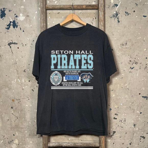 Tops | 9s Seton Hall University Pirates Authentic Seton Hall Shirt 90s ...